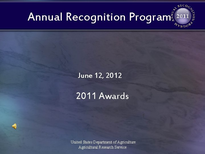 Annual Recognition Program June 12 2012 2011 Awards