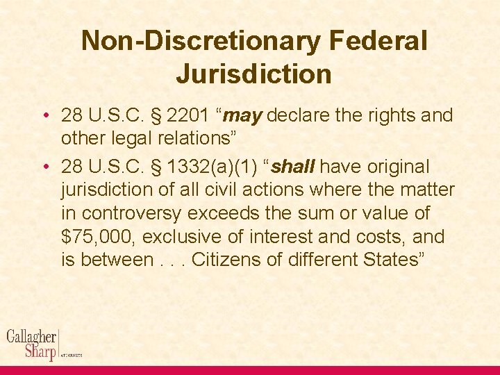 DECLARATORY JUDGMENTS INTERVENTION Anatomy of a Complex CGL
