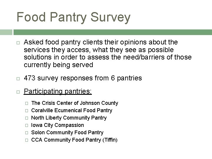 HUNGER TASK FORCE REPORT February 8 th 2016