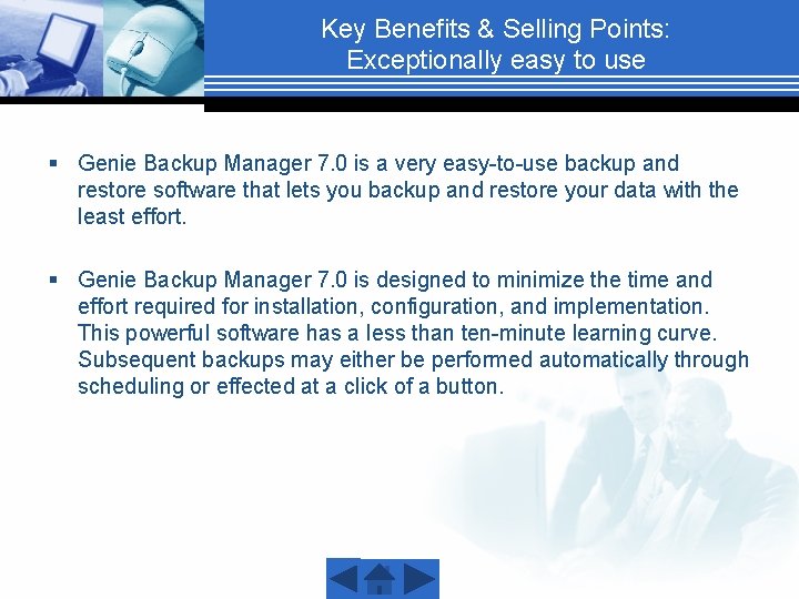 Genie Backup Manager 7 0 Key Benefits Selling