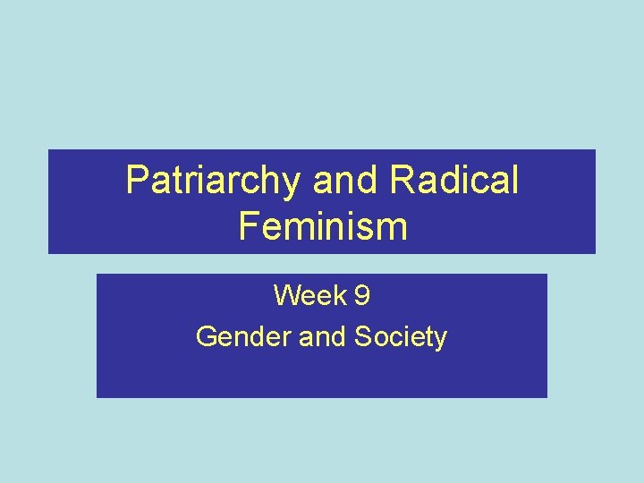 Patriarchy The System Allan Johnson Summary