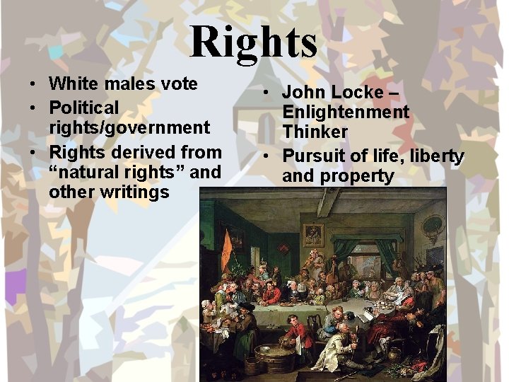 Early Colonial Culture Land Rights and Wealth Land