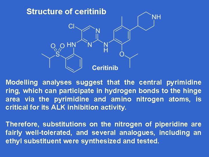Synthesis of a 18 Flabeled ceritinib analogue for