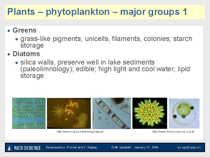 LAKE ECOLOGY Unit 1 Module 23 Part 2