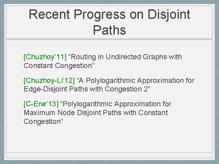 LargeTreewidth Graph Decompositions and Applications Chandra Chekuri Univ