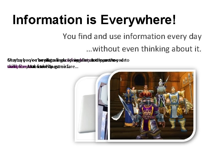 What is Information Literacy STEPHENSBURNETT MEMORIAL LIBRARY CARSONNEWMAN