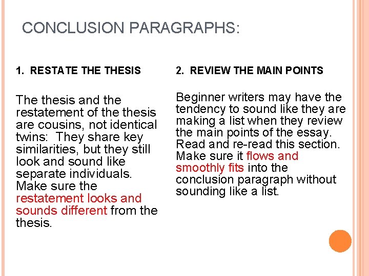 ARGUMENT ESSAY WRITING THESIS STATEMENTS A Thesis Statement