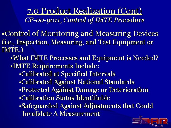 ISO 9001 2000 Quality System Training Rev NC