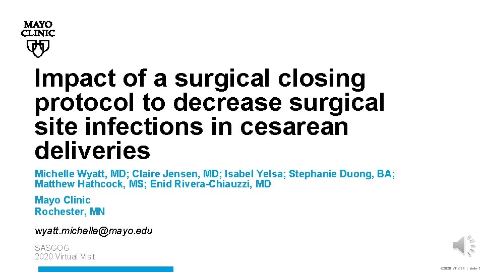 Impact of a surgical closing protocol to decrease