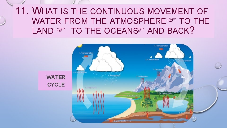 HANDOUT 1 4 1 THE WATER CYCLE STANDARD