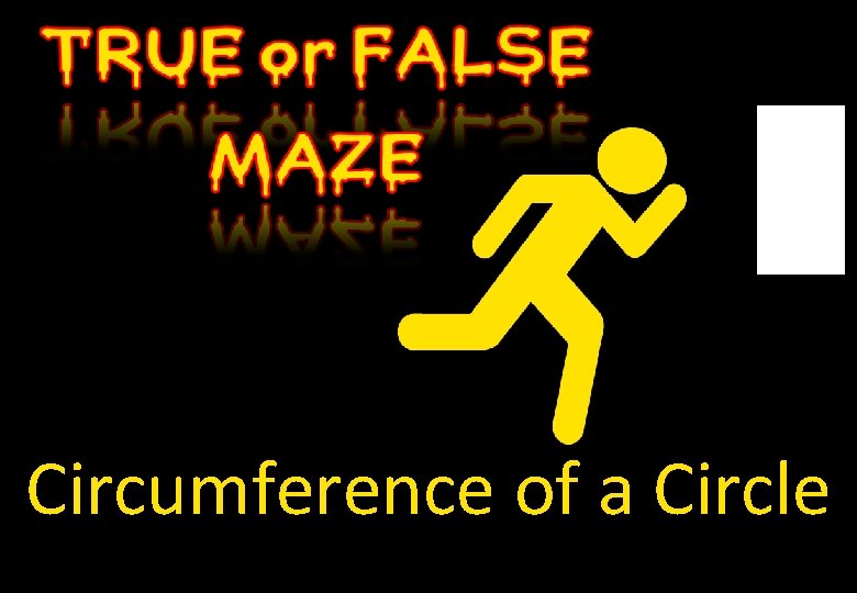 Circle Circumference True or False Maze Students need