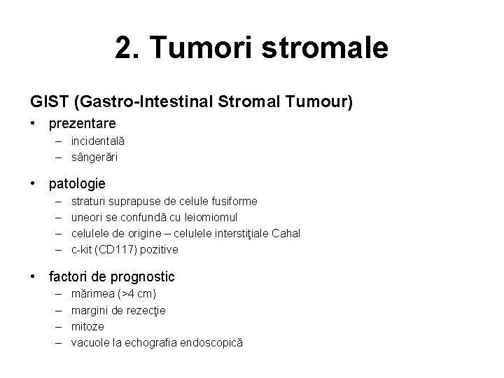 Cancere digestive Cancerul esofagian Epidemiologie carcinomul de esofag