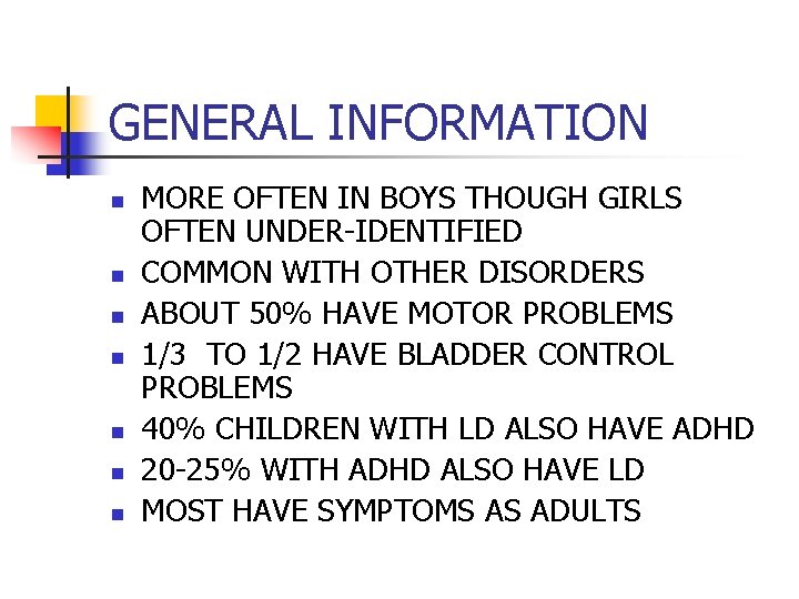 Attention deficit hyperactivity disorder ADHD is a neurological