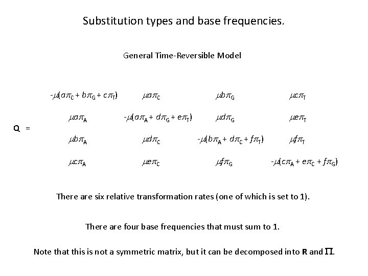 Lecture 10 Models of DNA Sequence Evolution Correct