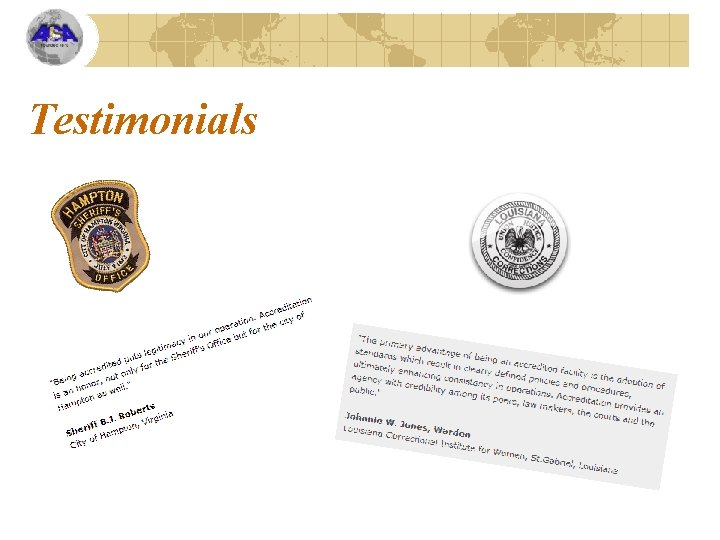 American Correctional Association Accreditation A Jail Directors ...