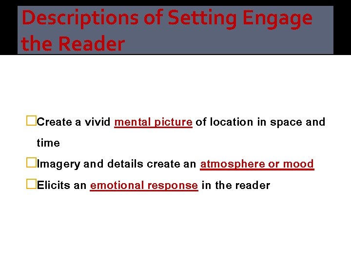 8 Essential Literary Elements English 5 th Grade