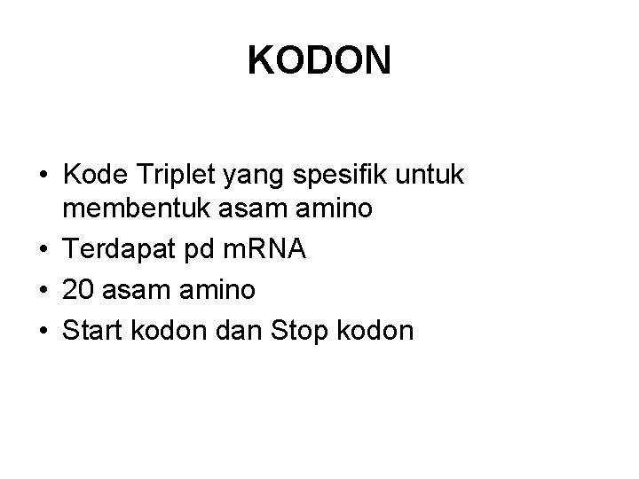 translasi Alur Genetika t RNA Mengkopi Bagian Spesifik