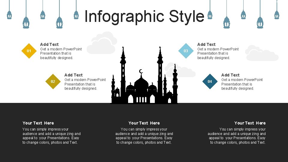Free Islamic PPT Templates Insert the Subtitle of