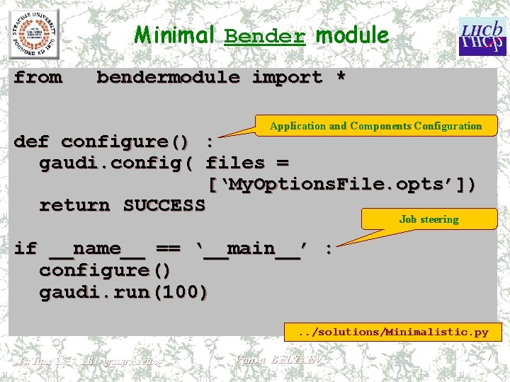 Bender v 7 r 0 as your analysis