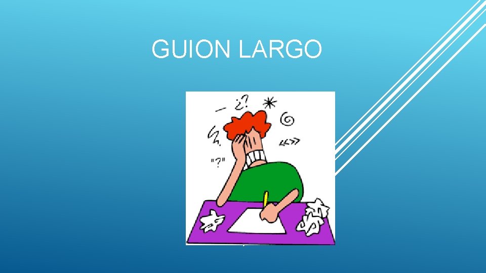 GUION MEDIO Es un signo ortogrfico auxiliar en