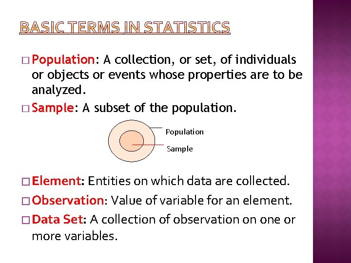 STATISTICS PART 1 The science of learning from