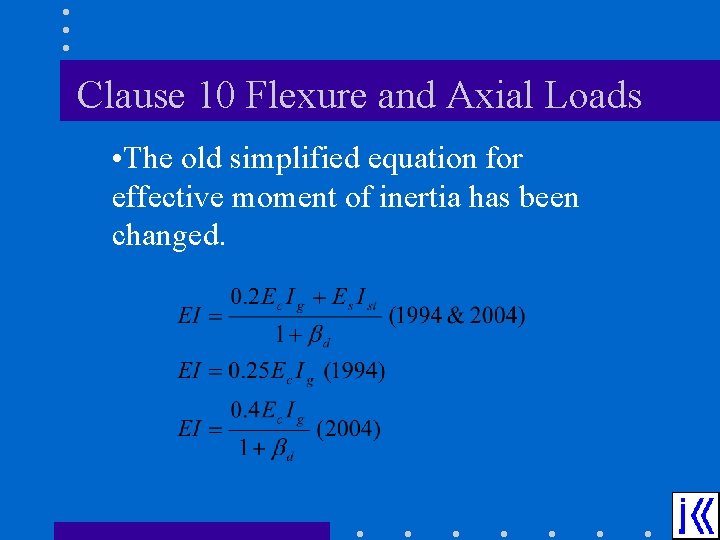 CSA A 23 3 04 Changes NBCC load
