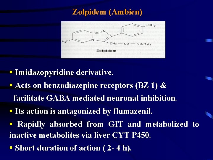 Sedative Hypnotics Prof Hanan Hagar Pharmacology Department Medical