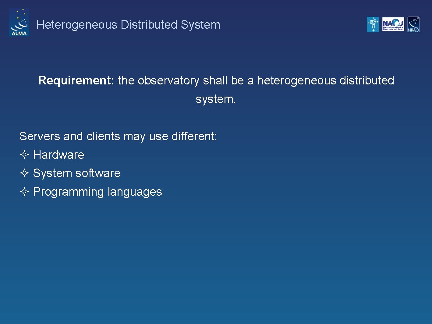 ALMA Common Software Basic Track Introduction to the