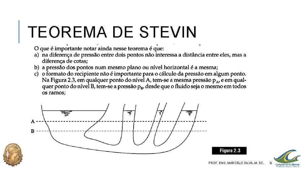 ESTTICA DOS FLUIDOS PARTE 01 Mecnica dos Fluidos