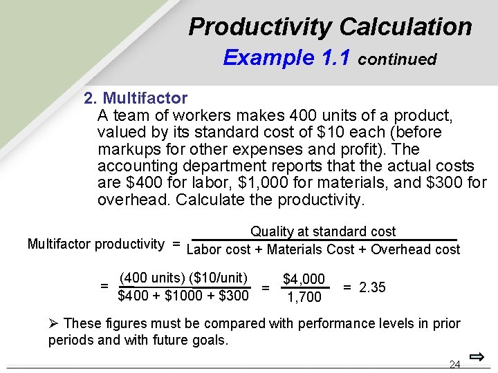 Operations as a Competitive Weapon Year Expected Demand