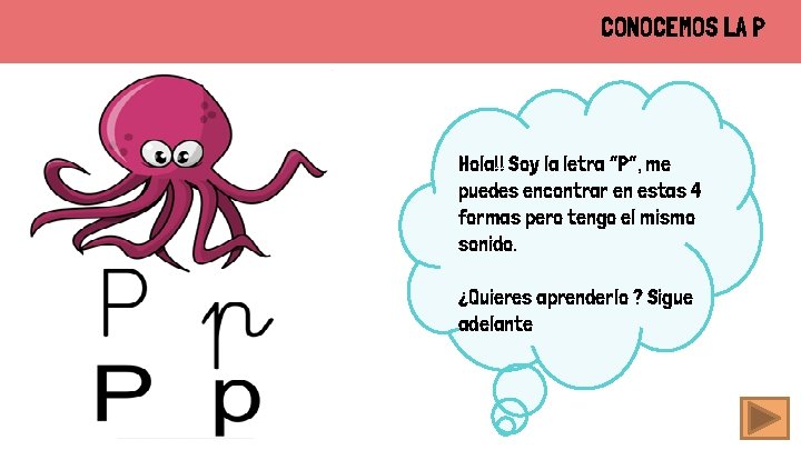 JUGARYAPRENDER LA P VAMOS NUESTROS JUEGOS CONOCEMOS LA