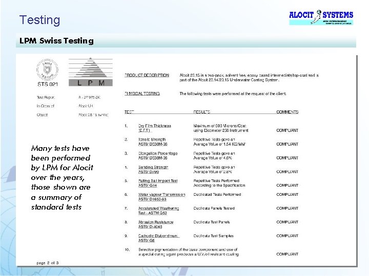 AE SYSTEMS HIGH PERFORMANCE ANTICORROSION TOOLBOX AE SYSTEMS