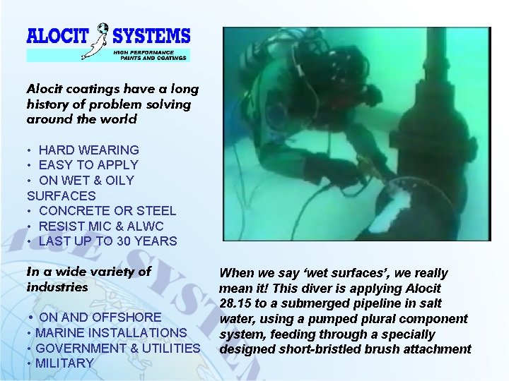 AE SYSTEMS HIGH PERFORMANCE ANTICORROSION TOOLBOX AE SYSTEMS