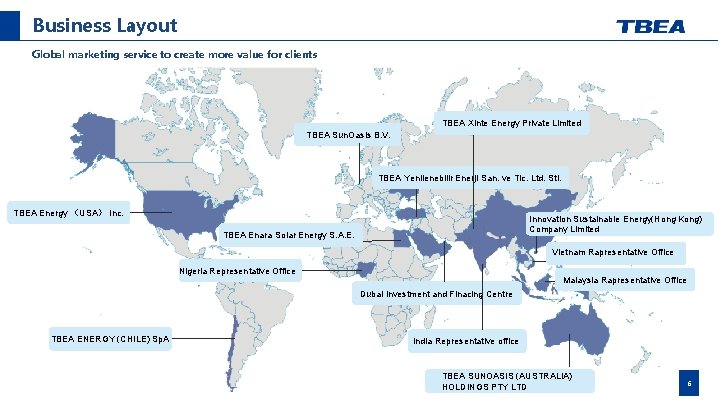 Contents 1 TBEA Overview 2 TBEA Services 1