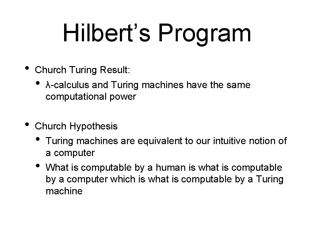 Computability Algorithms 2020 Hilberts Program Grundlagenkrise in ...