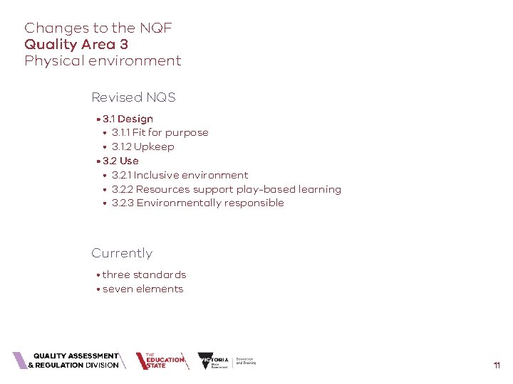 Changes to the National Quality Framework Decision RIS