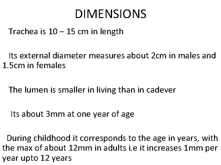 ANATOMY OF TRACHEA By Dr Manjula Vastrad Asst