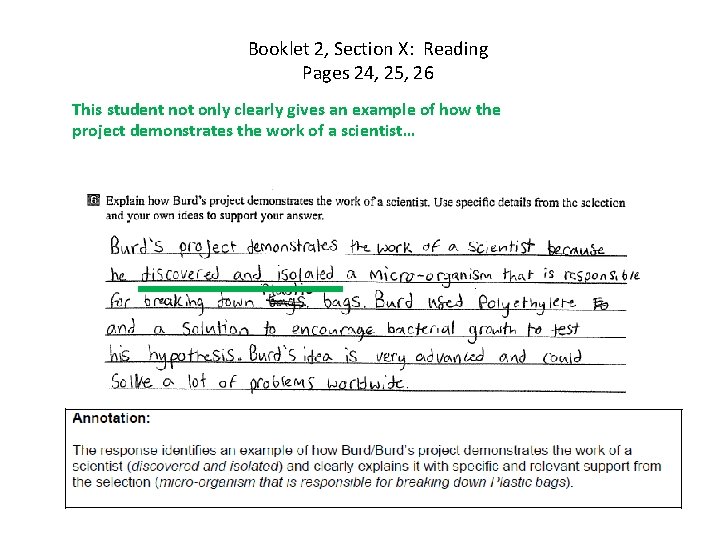 Literacy Test Preparation Grade 10 History Booklet 2