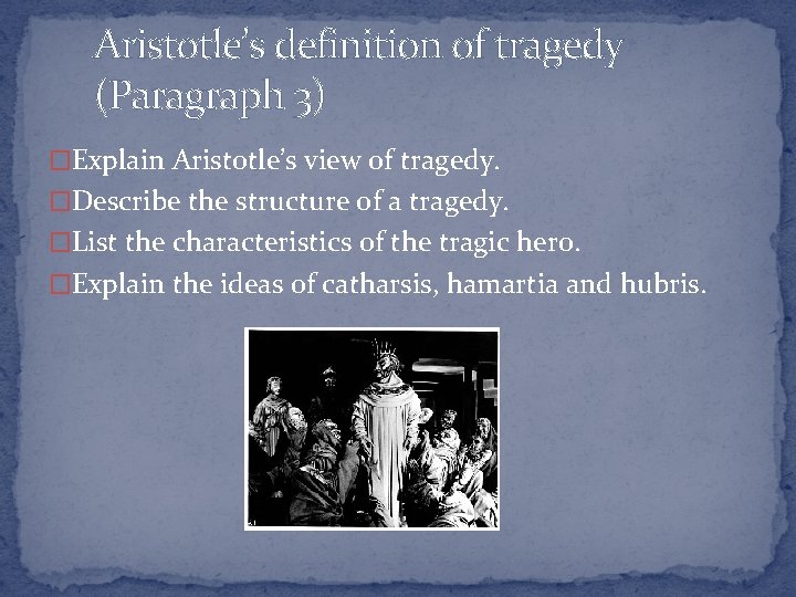 Ancient Greek Tragedy and Oedipus Digging for Treasure