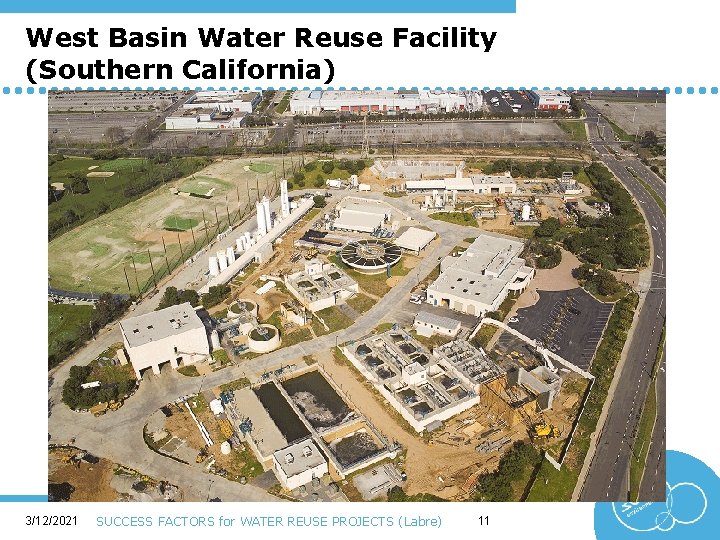 KEY SUCCESS FACTORS for WATER REUSE PROJECTS Jacques