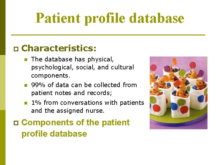 Gathering Clinical Data The framework for concept map