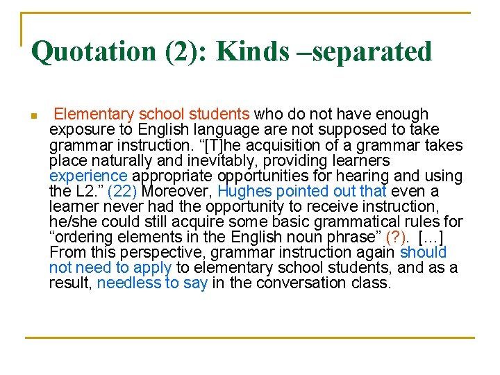 Research Paper Requirements Quotation and Citation Basics and