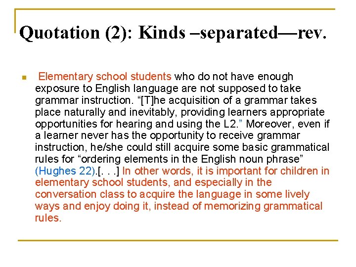 Research Paper Requirements Quotation and Citation Basics and