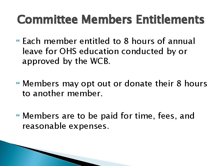 Basics of a Joint Health and Safety Committee