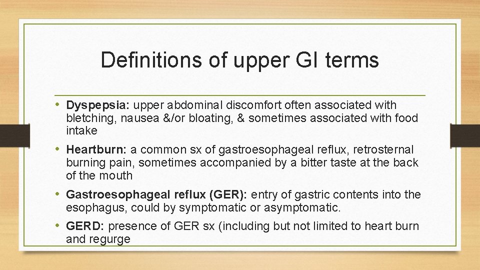GERD John Hopkins Modules By Tamara Mansy PGY1