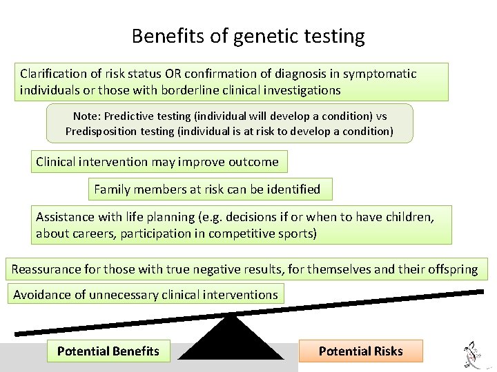 What are some benefits risks and limitations of