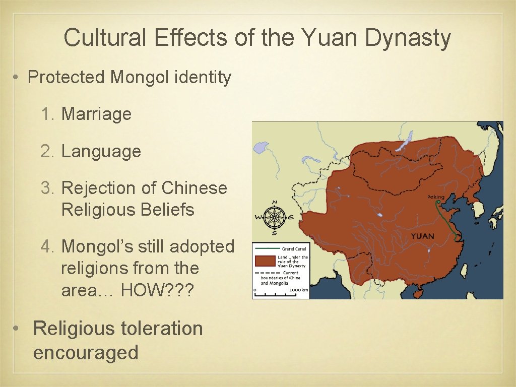 The Mongols Background and effects Background Chronology of