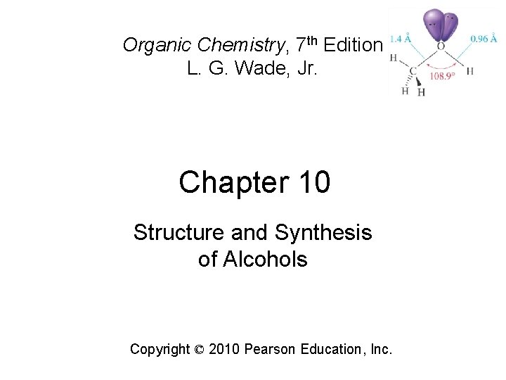 Organic Chemistry 7 th Edition L G Wade
