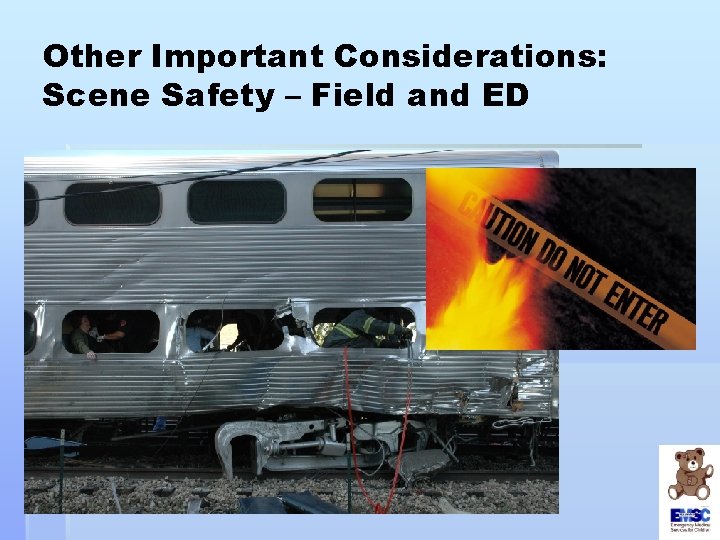 Disaster Triage Decisions Remember the point of primary