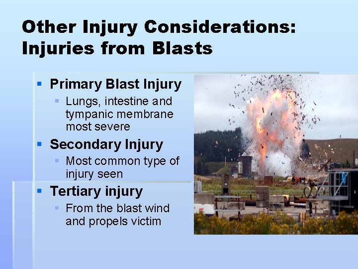 Disaster Triage Decisions Remember the point of primary